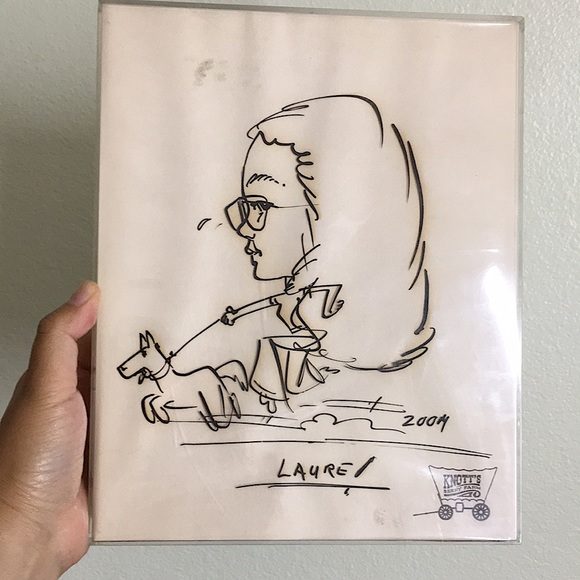 Artisan | Art | Artist Caricature With Seethrough Frame | Poshmark